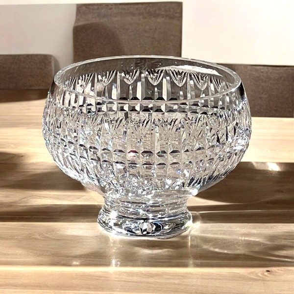 Crystal Punch Bowl - Etsy