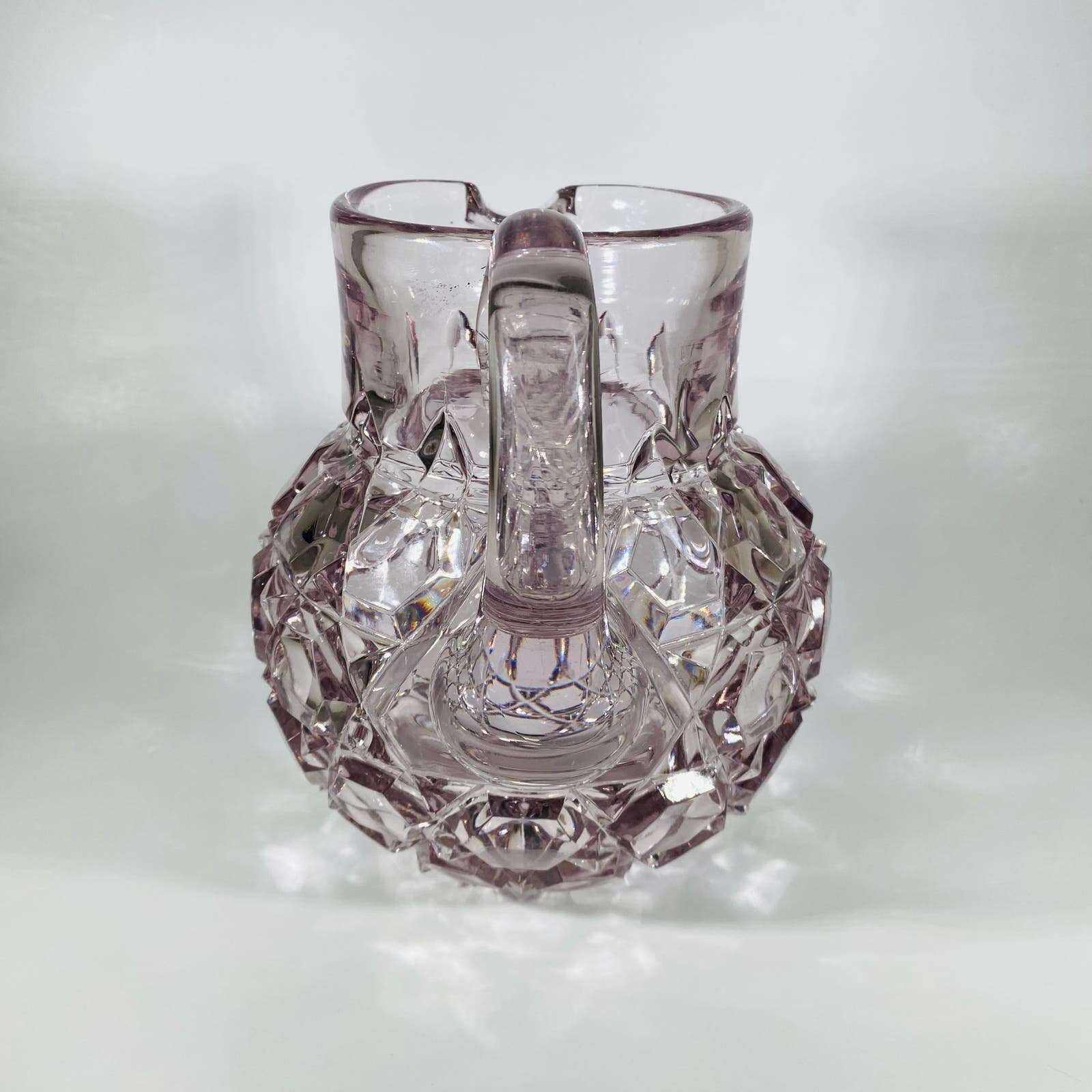 Antique Duncan and Miller Beveled Button Circa 1890 Water Pitcher - Etsy