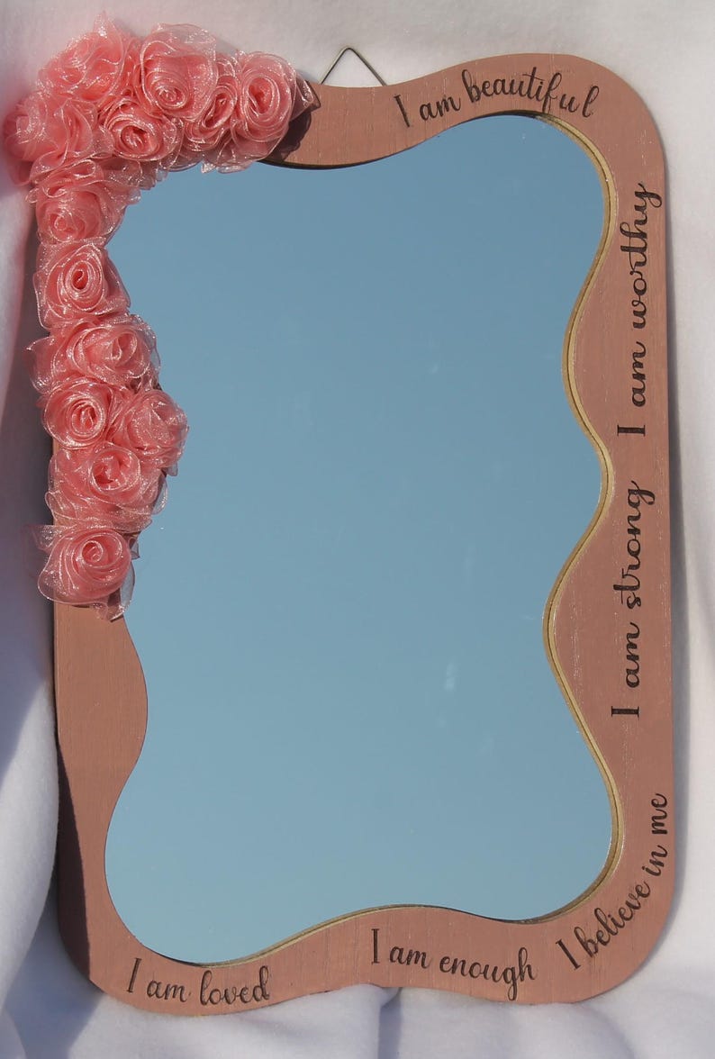 Affirmations Mirror, Kid's Mirror, Confidence Building Mirror, Self ...