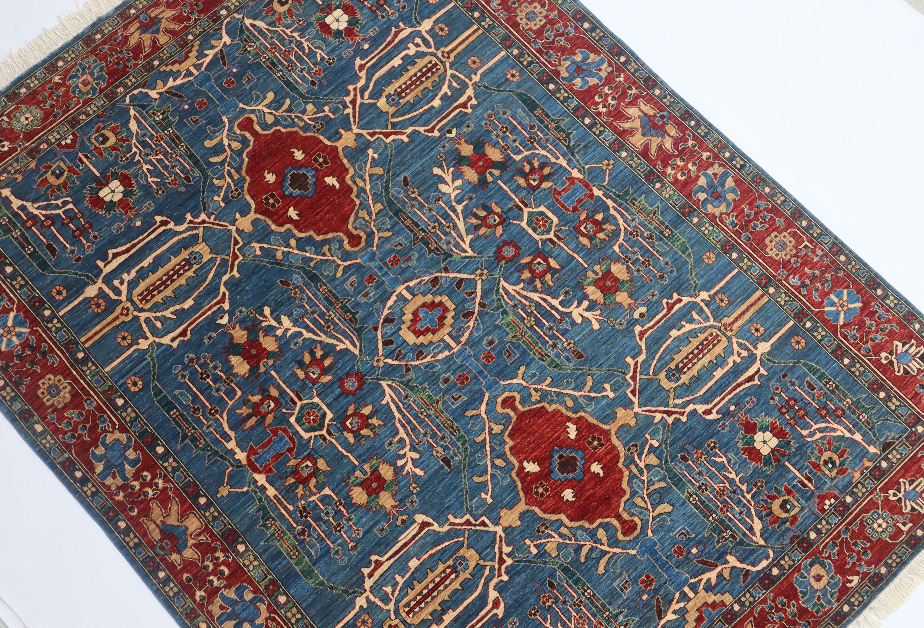 9x12ft Bidjar Area Rug - Persian Style Afghan Hand Knotted Oriental Rug ...