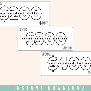Coloring Placeholders for Cash Stuffing, Printable Budget Binder ...