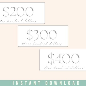 Simple Placeholders for Cash Stuffing, Printable Budget Binder ...