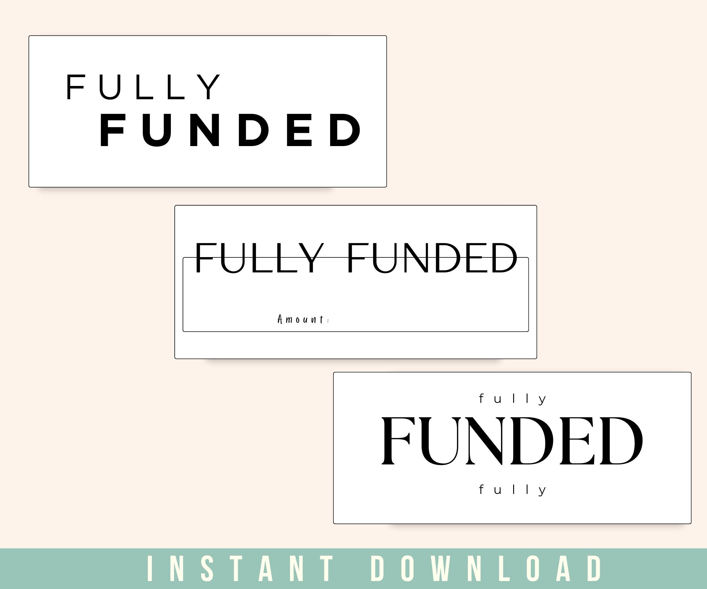 Printable Budget Binder Mega Bundle: Fully Funded A6 Slips (PDF ...