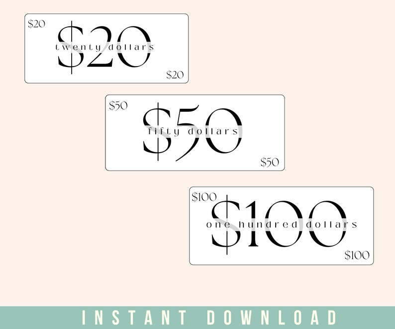 Dollar Bill Placeholders for Cash Stuffing, Printable Budget Binder ...
