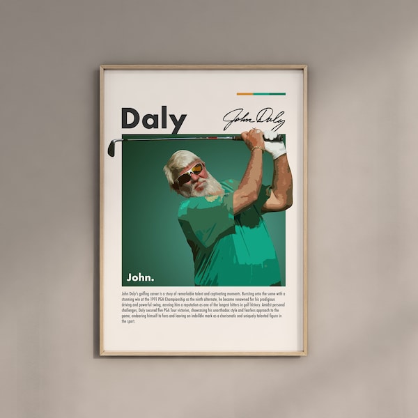 John Daly Wall Art - Etsy
