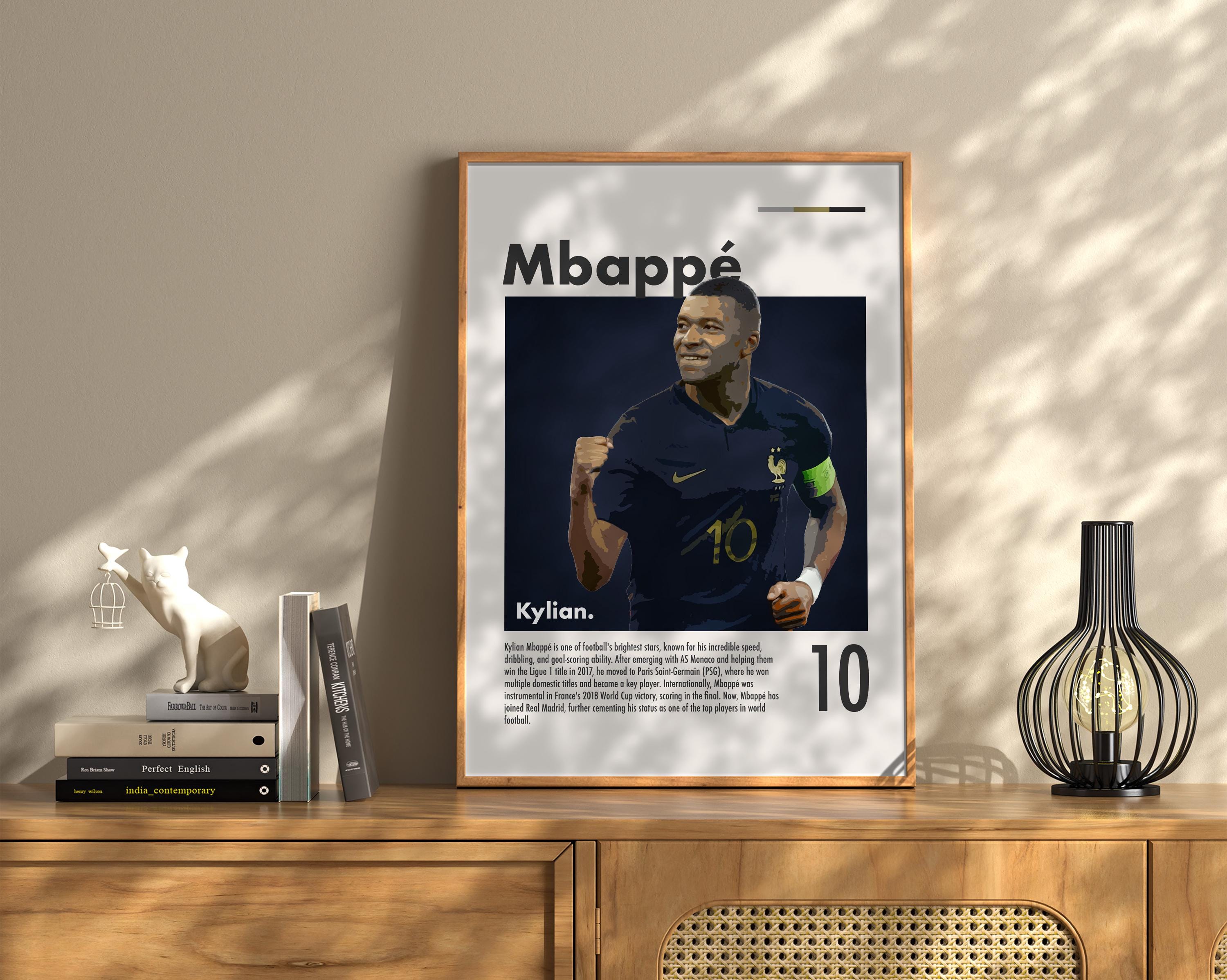 Printable Mbappe Poster PSG Wall Art Decorative Football Prints Gifts ...