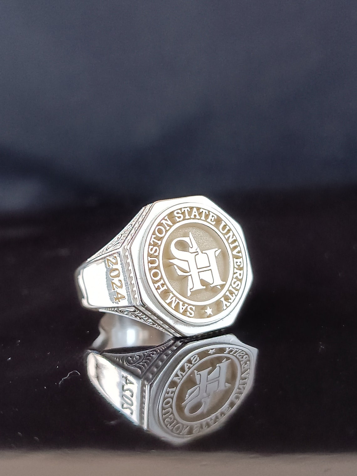 College Ring,university Ring,personalized Ring,graduation Ring ...
