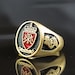 Crest Ring, Family Crest Signet Ring Christmas Gift, Coat of Arms Ring ...