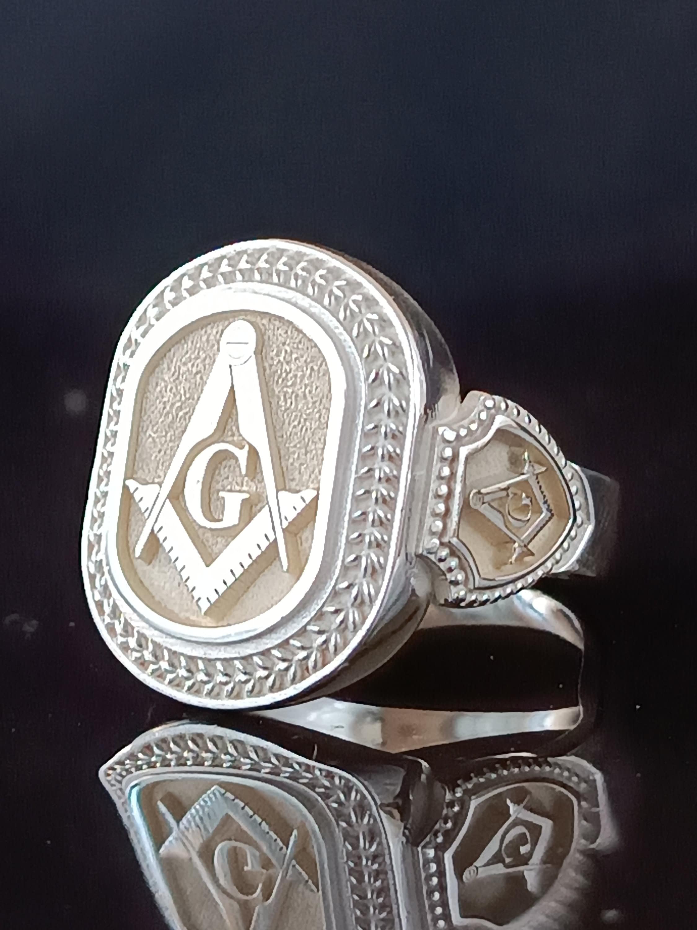 Masonic Rings, Freemason Ring, Mason Rings, Free Mason Ring, Mens ...