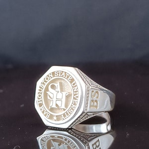College Ring,university Ring,personalized Ring,graduation Ring ...