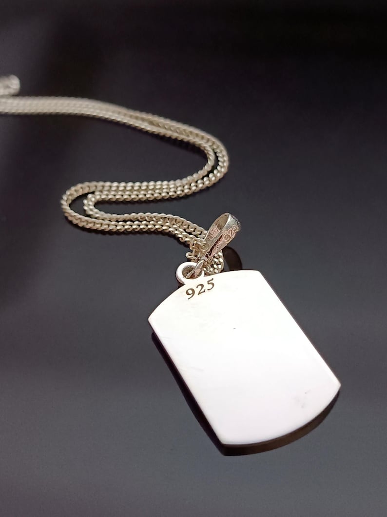 Custom Heraldic Pendant in Silver Shield Shape With Family Crest Design ...