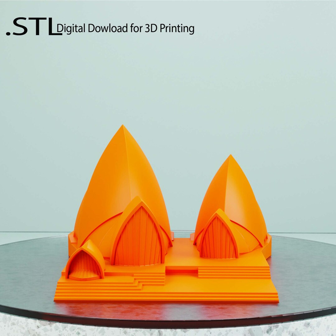 Sydney Opera House 3d Stl File Ready to Print Models 3d Models 3d ...