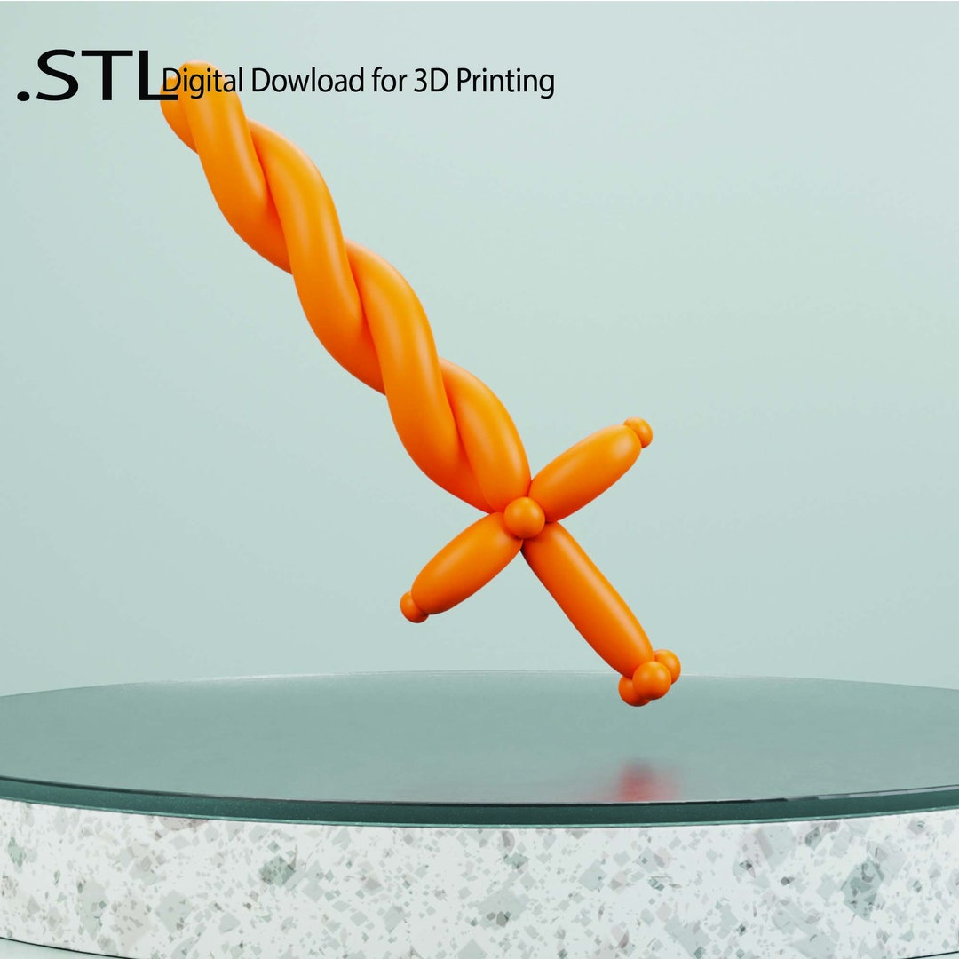 3D Balloon Sword Decor,cute Modern Home Decor, Balloon Toy Gift for Fan ...