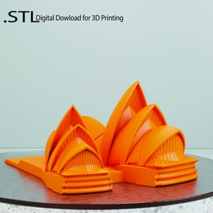 Sydney Opera House 3D STL | Printable Building Design for 3D Printers ...