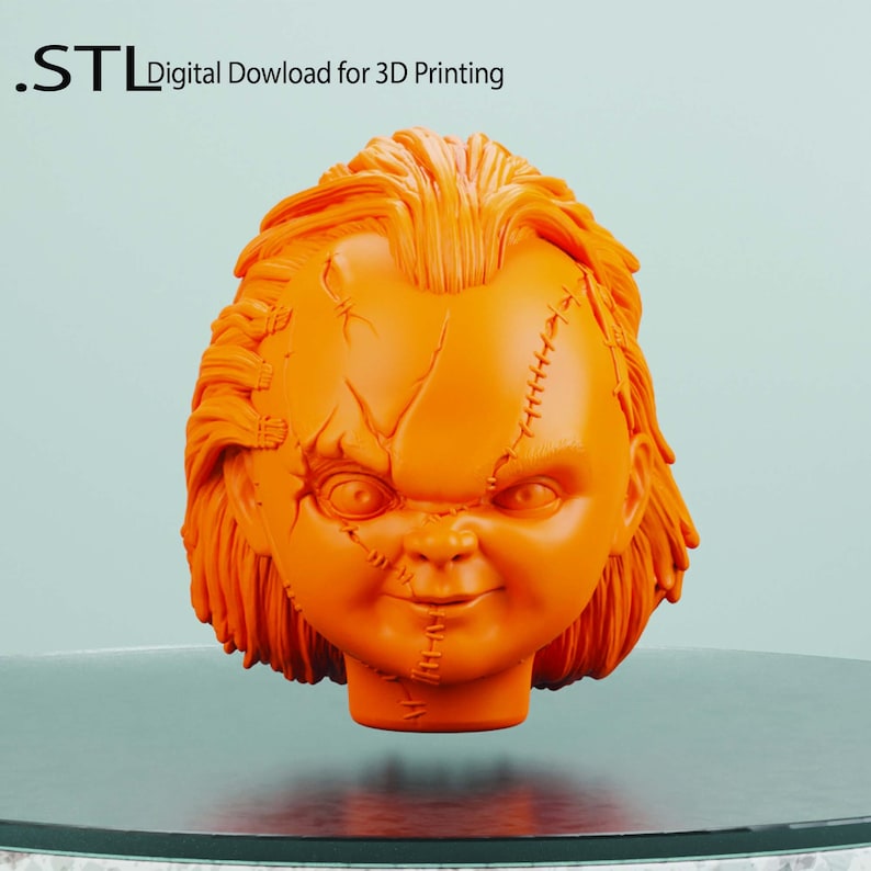 Chucky STL Files for 3D Printing Best 3D Printer Chucky Figure Statue ...