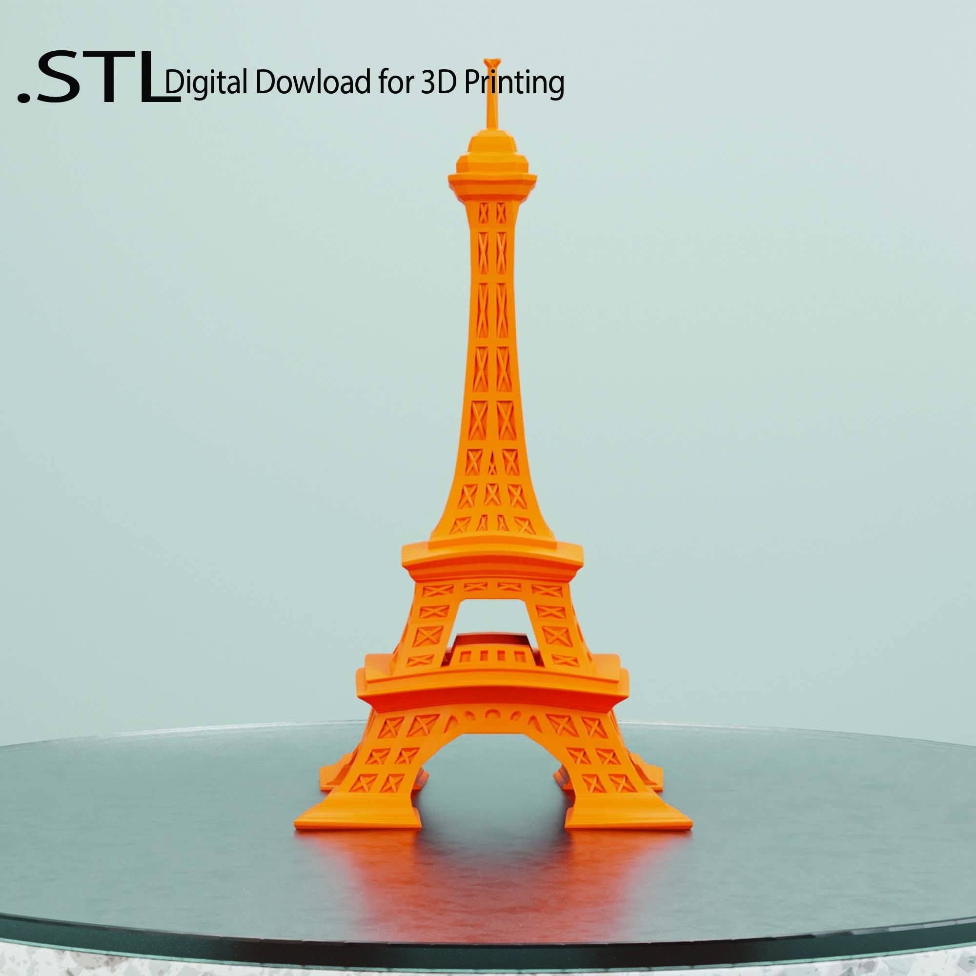 Eiffel Tower 3d Stl File Ready to Print Models 3d Models 3d Figure Stl File 3d Stl - Etsy