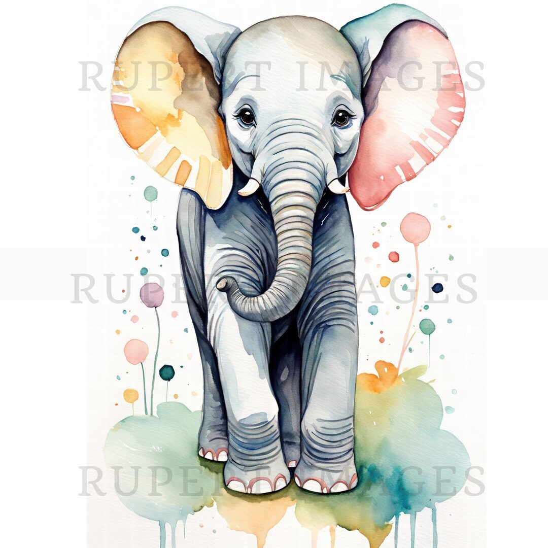 Whimsical Animals Watercolors Art 9 High Res Watercolor Jpgs Junk ...