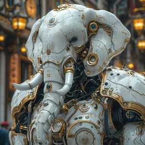 Humanoid & Biomechanical Animals. 9 Animal Artworks, Home Decor, Wall ...