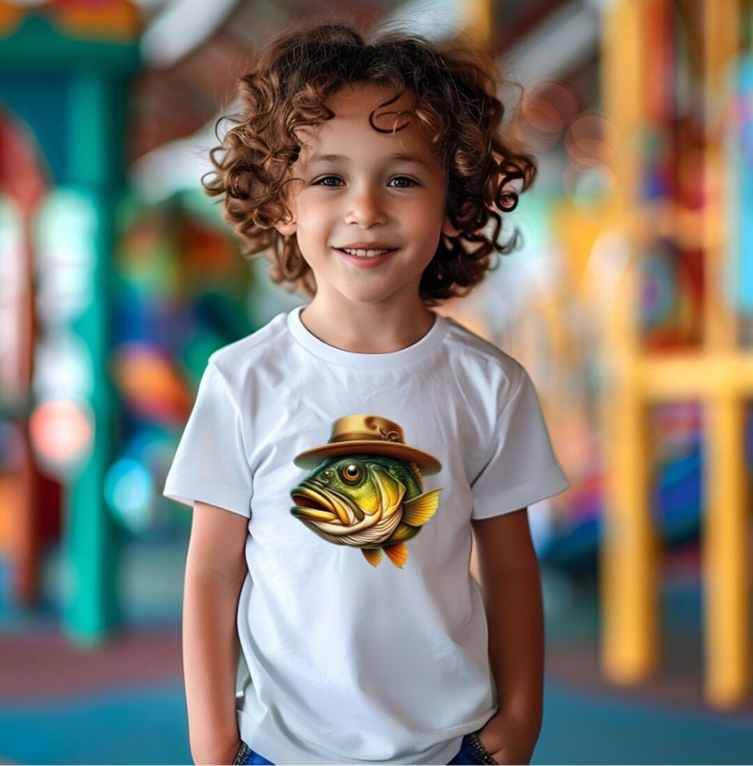 Bass Fishing Shirt, Papa Fish, Kids Heavy Cotton™ Toddler Tee - Etsy