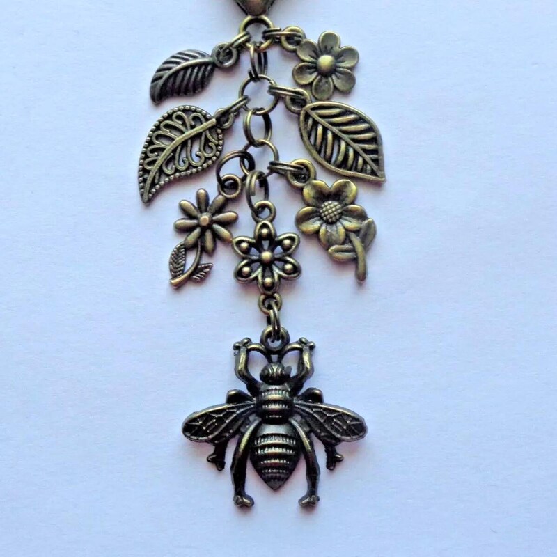 Bee Key Chain - Etsy