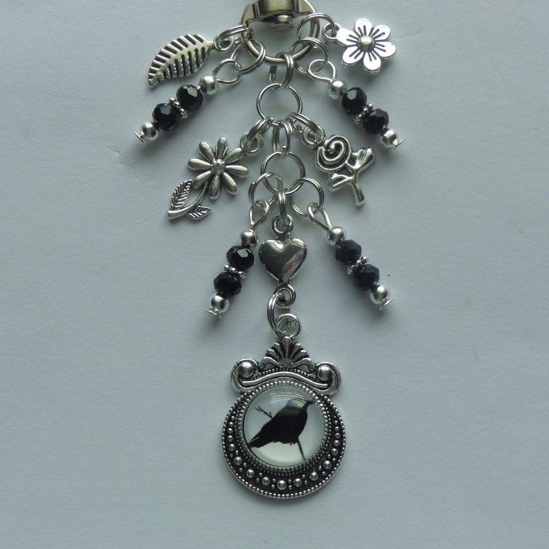 Crow Charm - Etsy