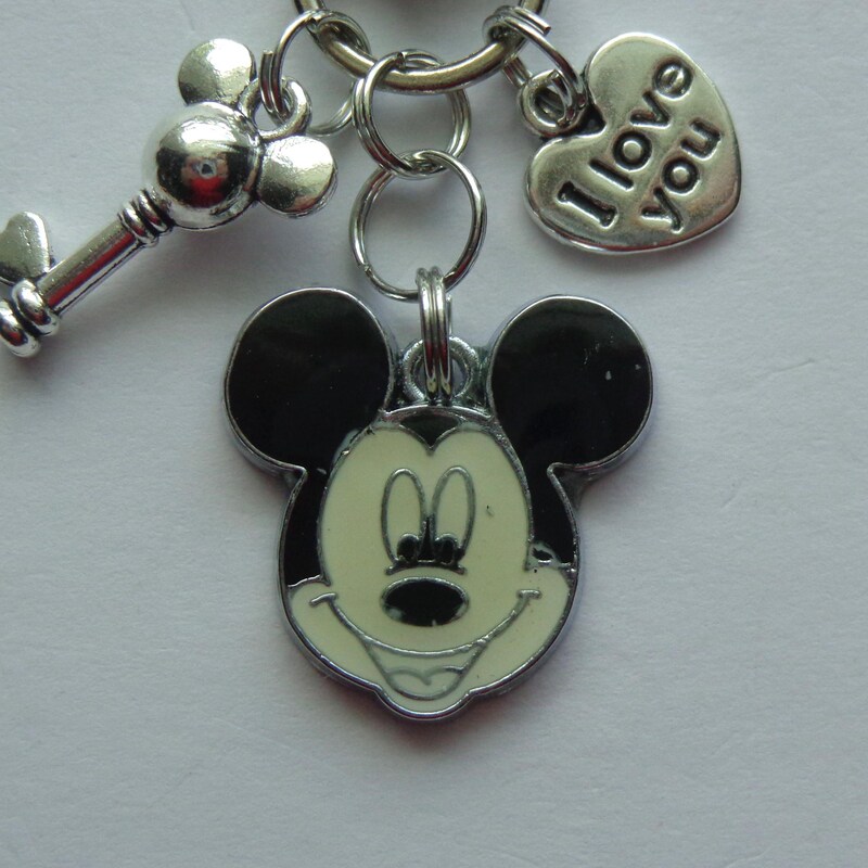 Mickey Mouse Key Chains - Etsy