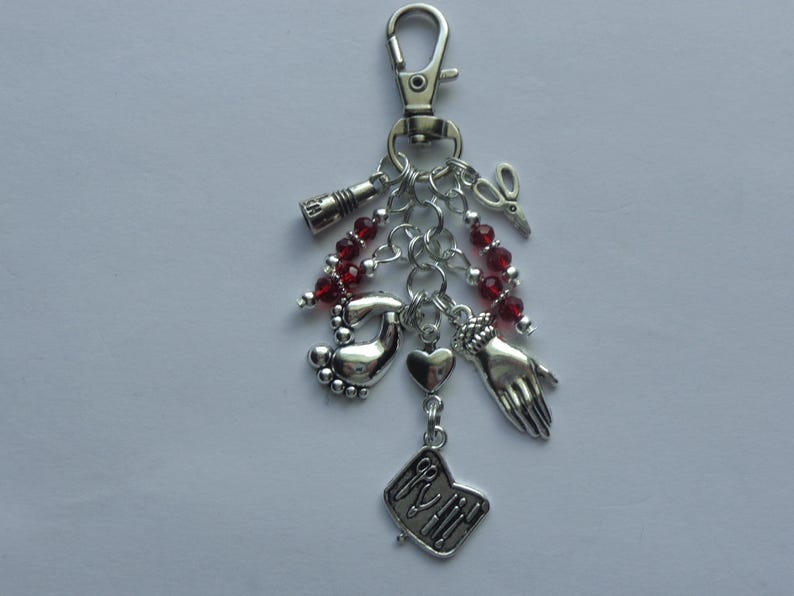 Nail Technician, Manicurist, Salon, Beautician, Tibet Antique Silver ...