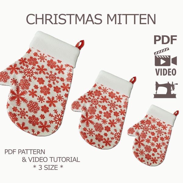 Christmas Mittens - Etsy