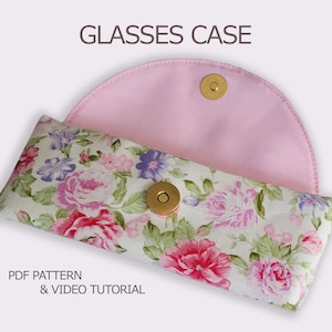 Glasses Case Sewing Pattern, Eyeglass Case, Sunglass Sleeve, Glass ...