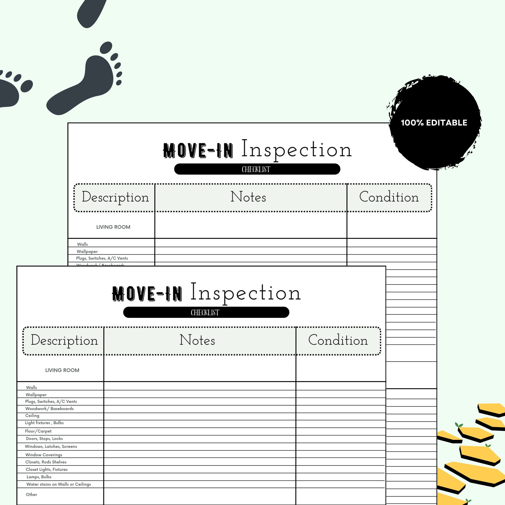 Detailed Tenant Move in Move Out Checklist for Thorough Inspection ...
