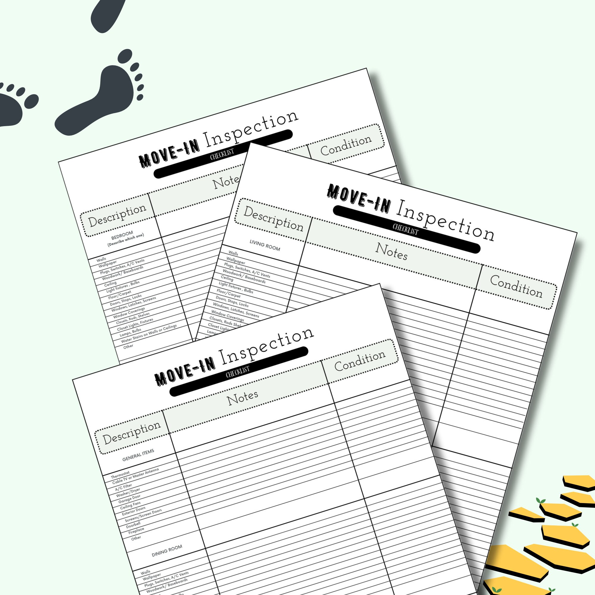 Detailed Tenant Move in Move Out Checklist for Thorough Inspection ...