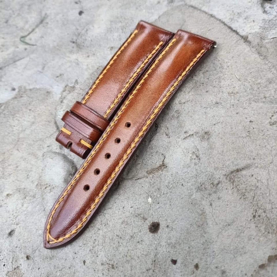 Handmade Leather Watch Strap Classic and Durable Watch Band for Men and ...