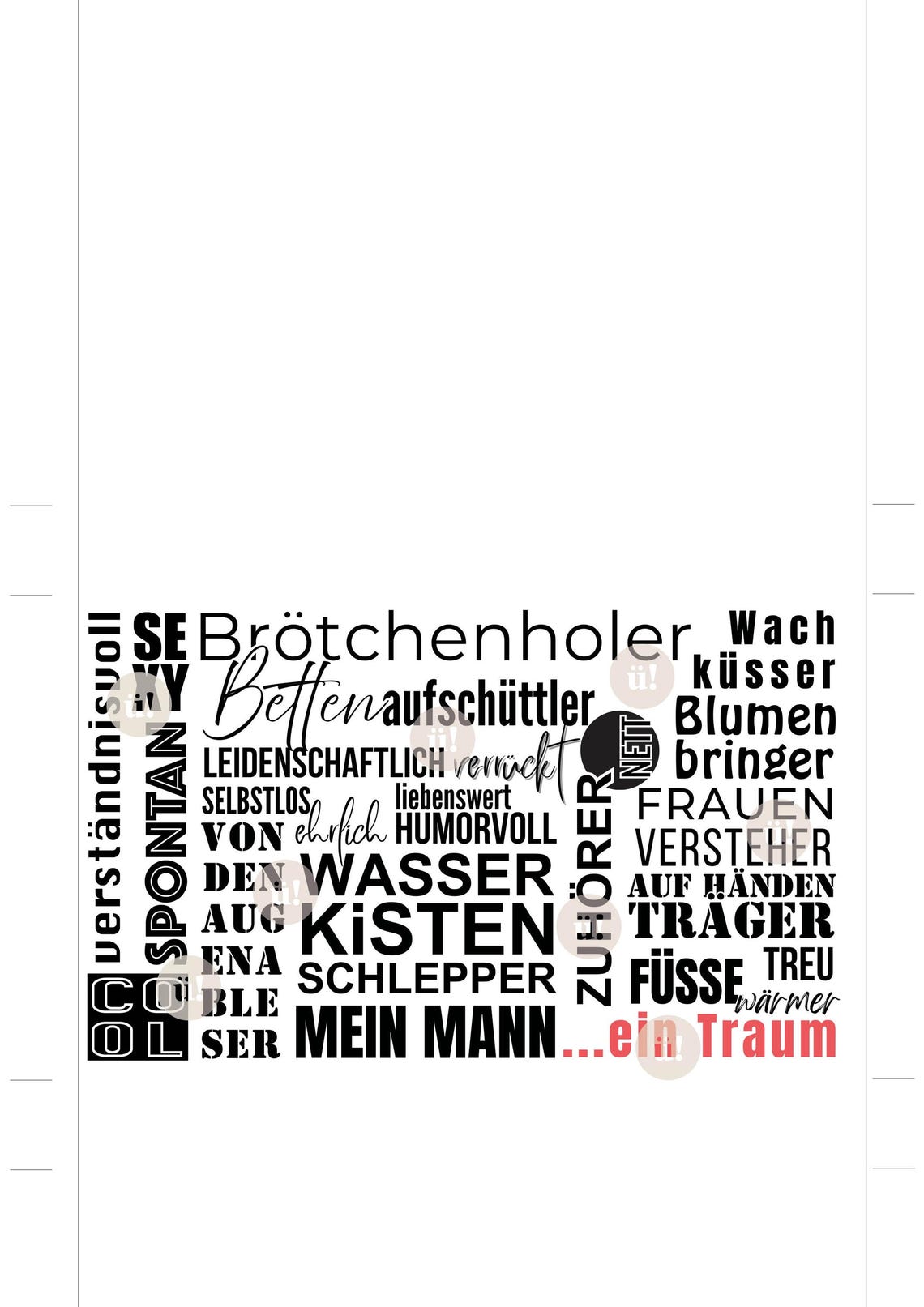 Toffifee Dream Man Print Template Valentino Love Tokens Man Surprise ...