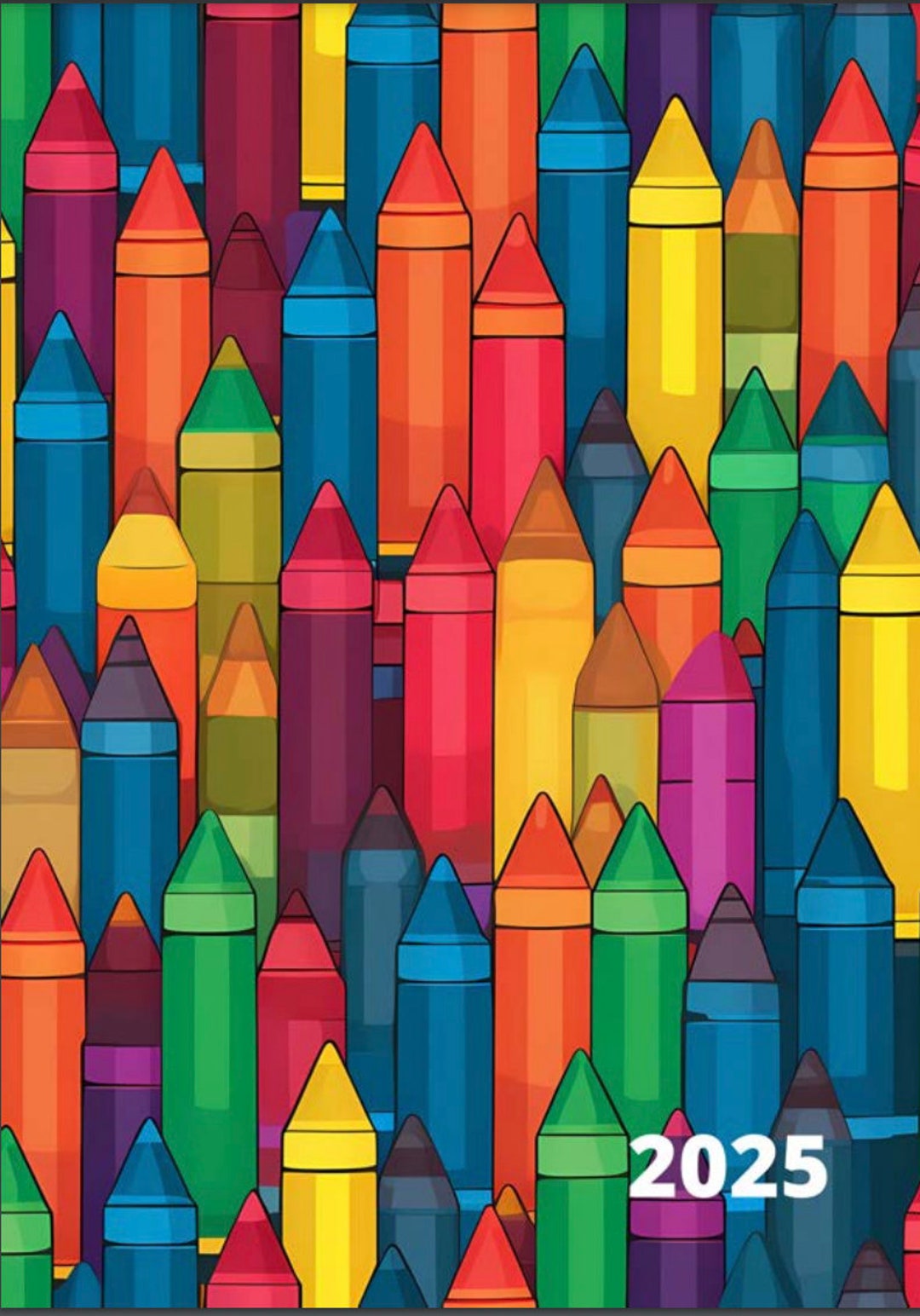 2025 Weekly Teacher Planner - Crayon - Etsy Australia