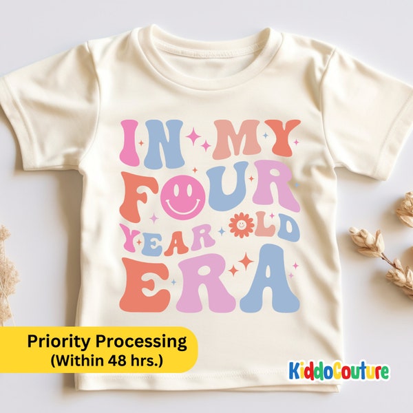 Four Year Old Shirt - Etsy