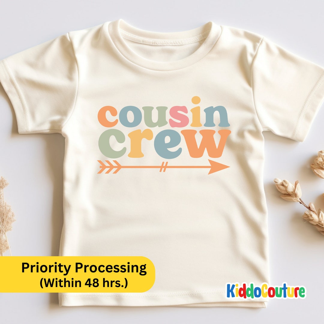 Cousin Crew Shirt, Retro Cousin Crew T-shirt, Cousin Crew Toddler Shirt, Cute Cousin Crew Gift ...