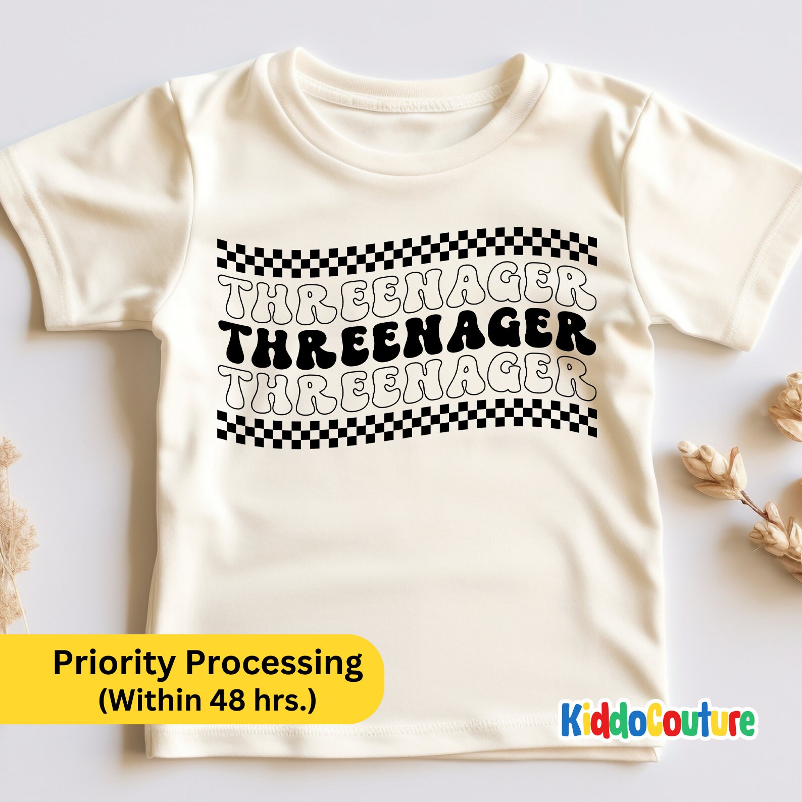 Threenager Shirt, Third Birthday Kids Shirt, Threenager Birthday Shirt ...