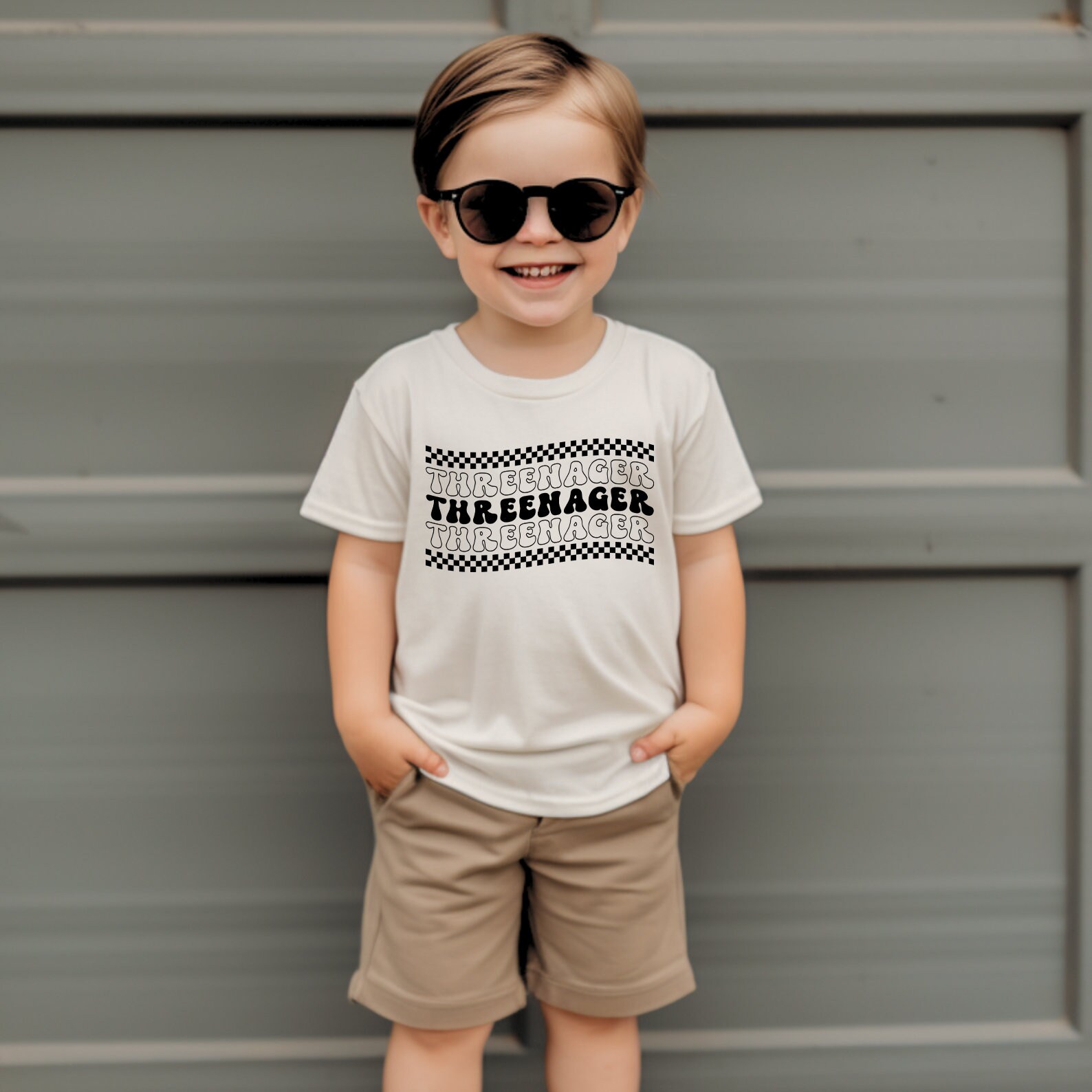 Threenager Shirt, Third Birthday Kids Shirt, Threenager Birthday Shirt ...