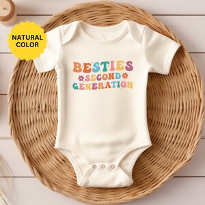 Besties Second Generation Onesie®, Retro Besties Bodysuit, Best Friend Forever Bodysuit, Best ...
