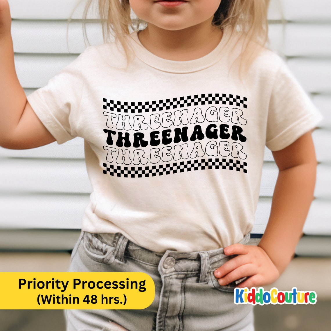 Threenager Shirt, Third Birthday Kids Shirt, Threenager Birthday Shirt ...