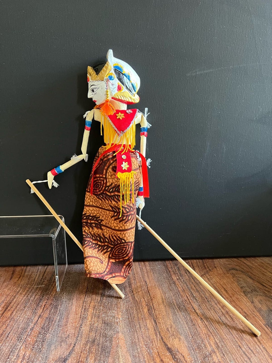 Wayang Indonesian Stick Doll - Etsy