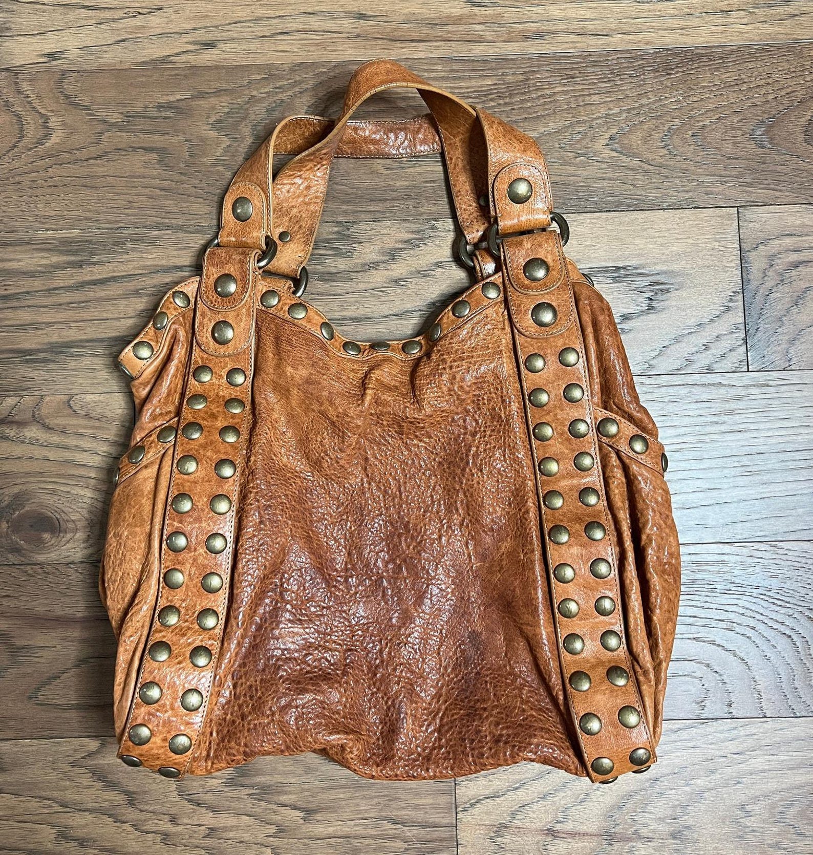 Kooba Ada Vintage Leather Purse With Brass Hardware - Etsy