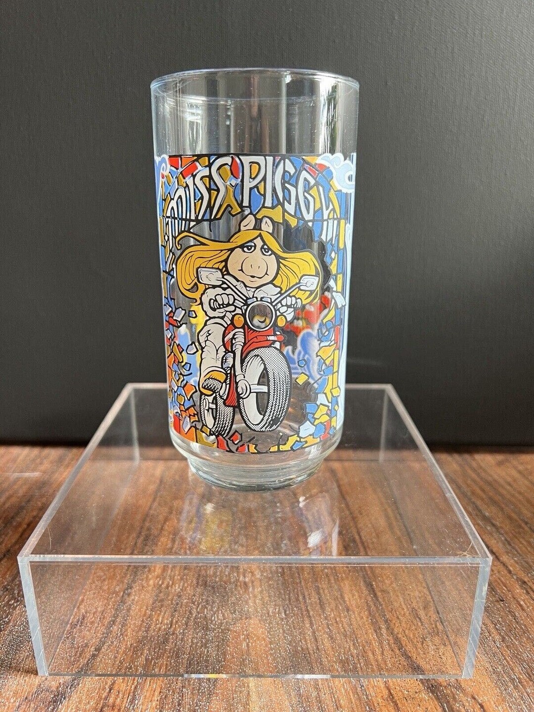 The Great Muppet Caper Miss Piggy Glass Mc Donald's 1981 - Etsy