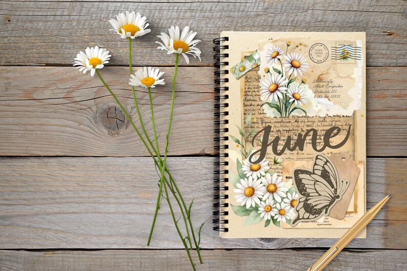 Daisy Mail Clipart Bundle | Floral Happy Mail Pngs, Envelopes ...