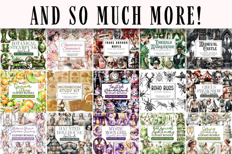 Whole Shop Lifetime Access Clipart Bundle | Unlimited Clip Art ...