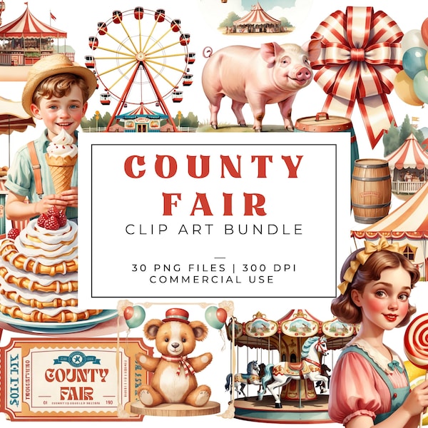 County Fair Clip Art - Etsy