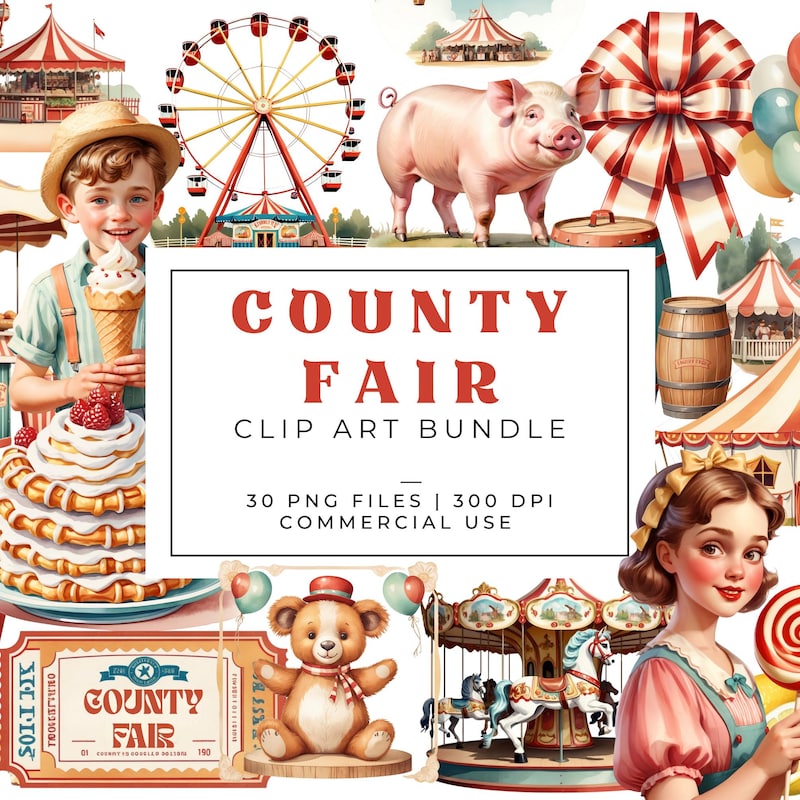 Fair Day Clip Art - Etsy UK