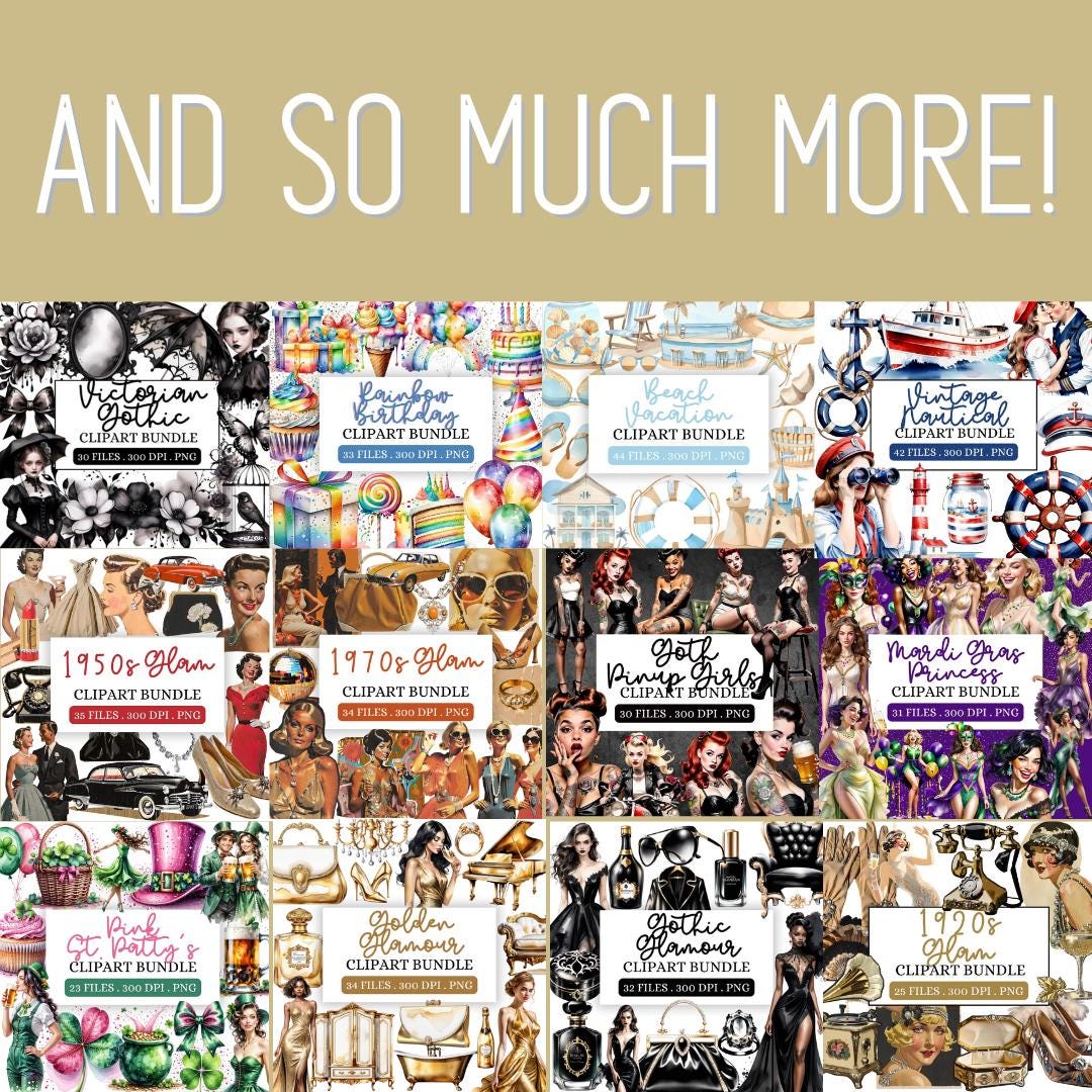 Whole Shop Lifetime Access Clipart Bundle | Unlimited Clip Art ...