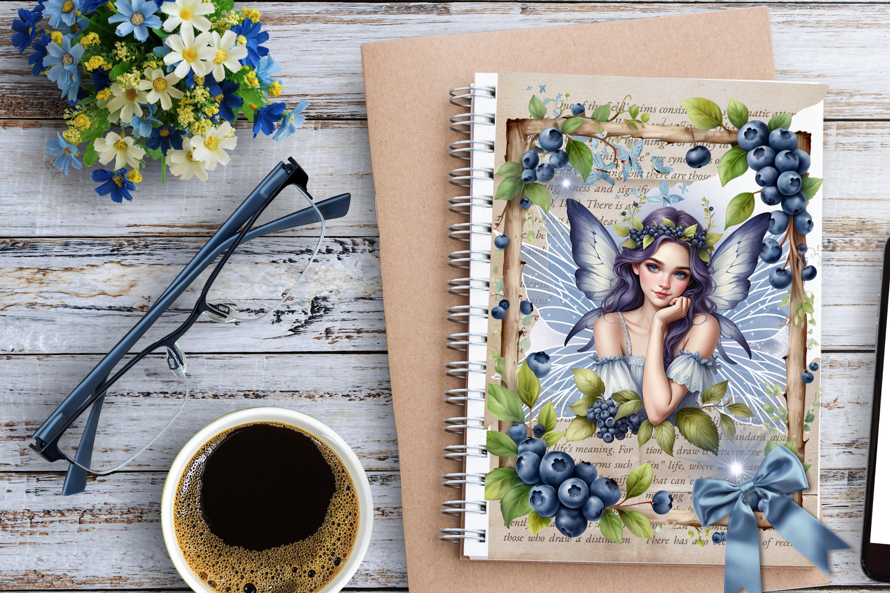 Blueberries & Fairy Dust Clipart | Whimsical Fairy Pngs | Cottagecore ...