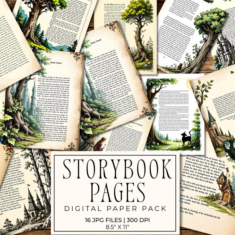 Antique Story Book - Etsy